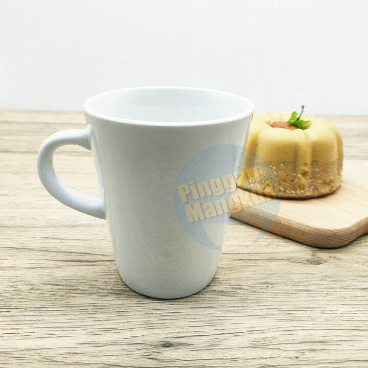 10 oz White Porcelain Mug Cawan Ceramic | Lazada