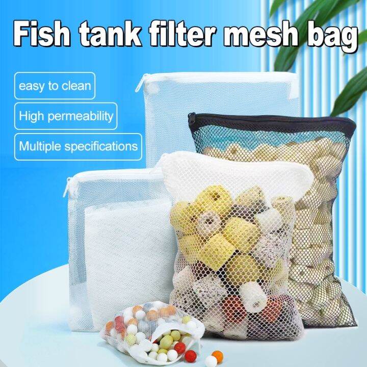 Aquarium filter bag available in 4 sizes s | m | L | XL Aquarium nylon ...