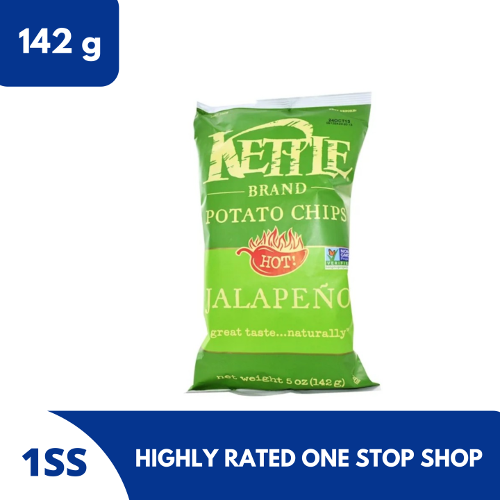 Kettle Brand Potato Chips Jalapeno, 142g | Lazada PH