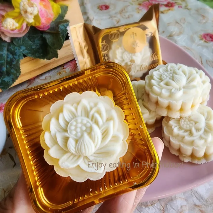 ขนมโก๋ไส้ถั่ว อบควันเทียน แพ็ค 5 ชิ้น ขนมโก๋ไหว้ ขนมโก๋ไพ่ ขนมมงคล ขนม ...