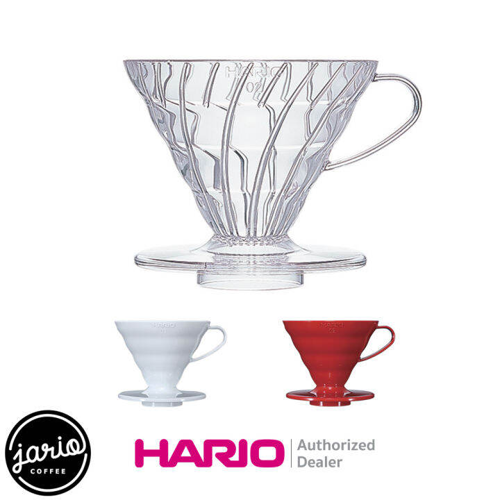 JARIO x HARIO ดริปเปอร์ V60 HARIO พลาสติก (แท้จากญี่ปุ่น) HARIO V60 ...