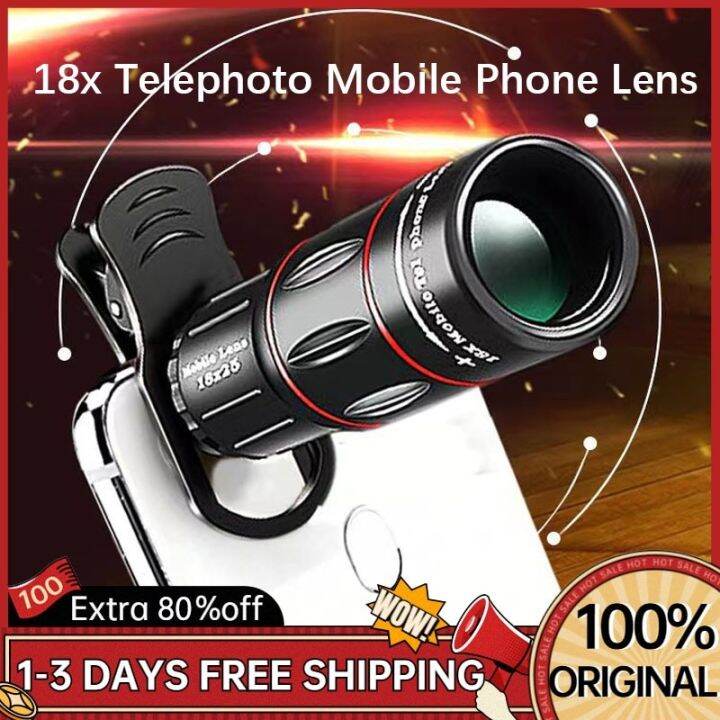 Brand New 100 ☒⊕┅ APEXEL 18x25 Monocular Optical Cell Lens Observing ...