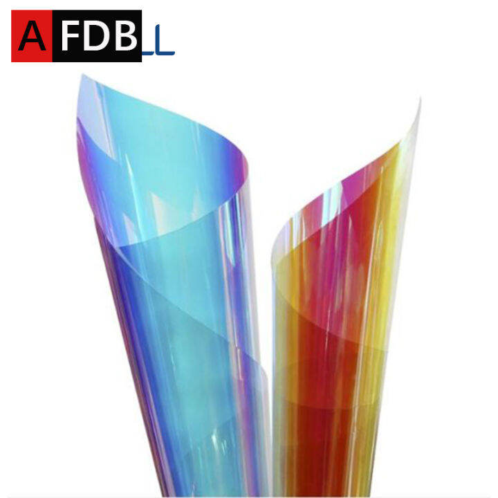 Decorative Iridescent Window Film Self Adhesive Glass Film Chameleon ...