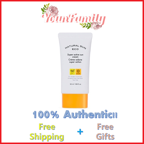 [The FACE Shop] Natural Sun Eco Super Active Sun Cream SPF50+ PA ...