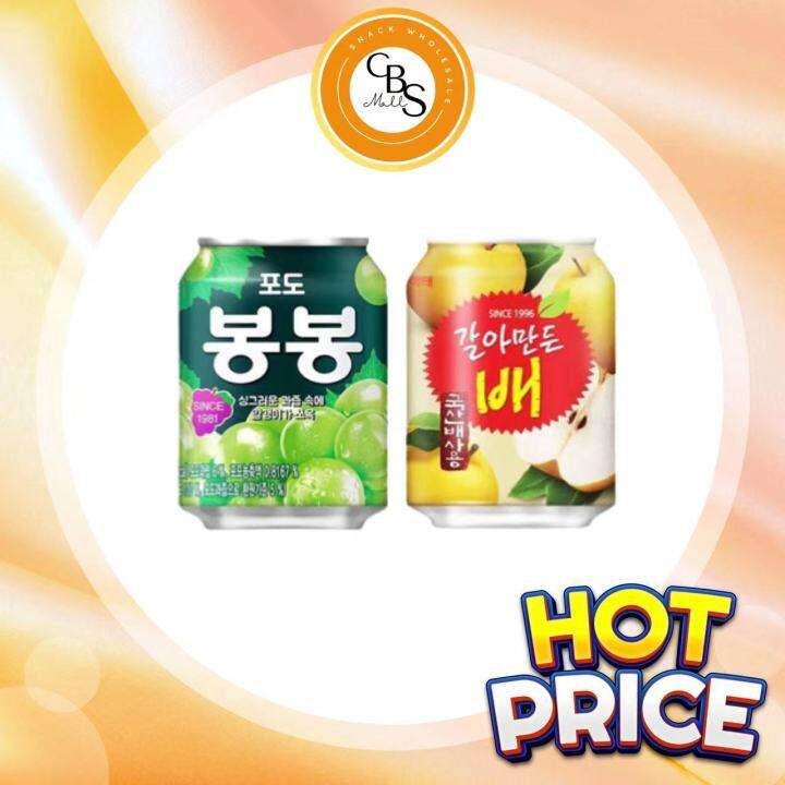【Made In Korea】 Haitai Bon Bon Grape / Pear / Strawberry Juice Drink 韩国海太 BonBon 葡萄汁 /雪梨 /草莓 果汁水 ...