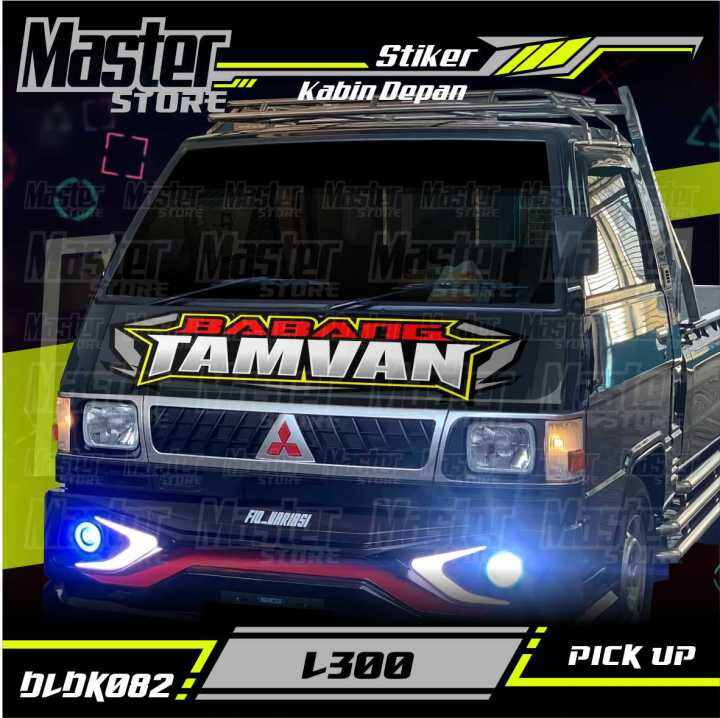 Stiker Decal Kabin Depan BABANG TAMVAN All Pick Up Pick Up L300, FUTURA ...