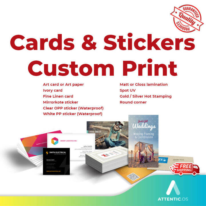 Card Sticker Custom Print Own Design | Lazada