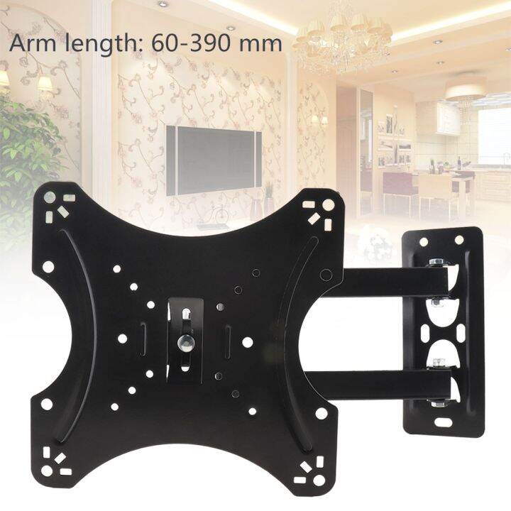 Universal TV Wall Mount Bracket 18กก. ปรับเอียงหมุนทีวีผู้ถือผนังขาตั้ง ...