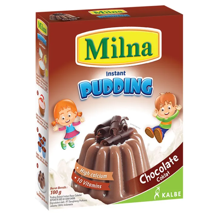 MILNA Pudding Milna Toddler Pudding Cokelat Strawberry Vanilla Puding ...