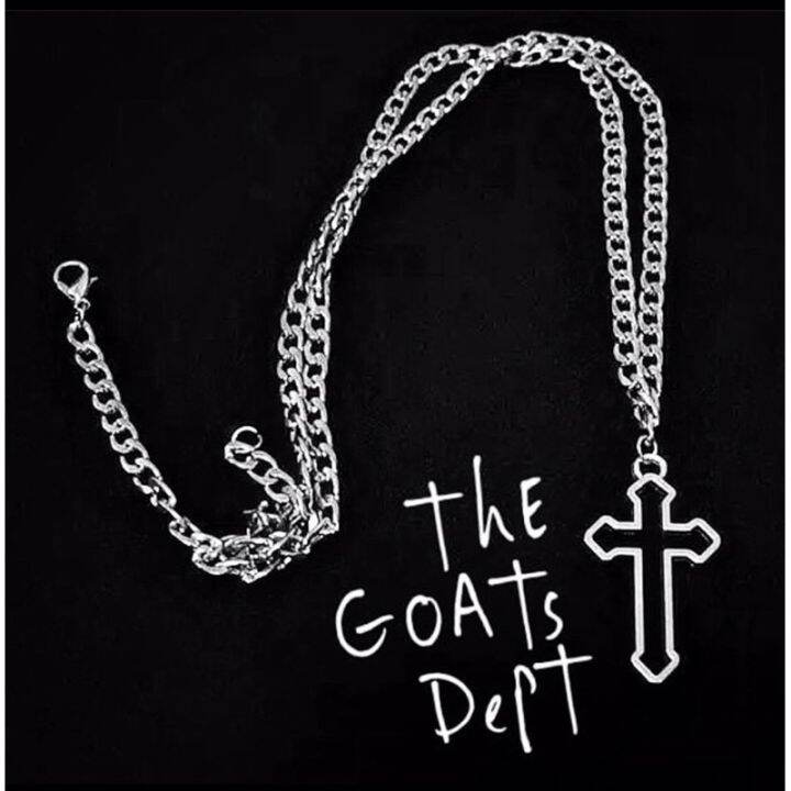 The Goats Dept - Hollow Cross Chain / kalung salib skena scena style ...