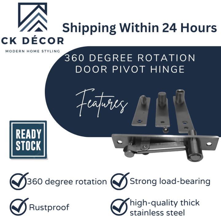 Heavy Duty Pivot Door Hinges Stainless Steel (UNIT) | Lazada