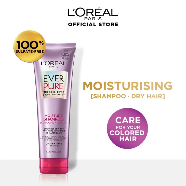 LOreal Paris Ever Pure Moisture Shampoo and Conditioner 250mL Sulfate ...