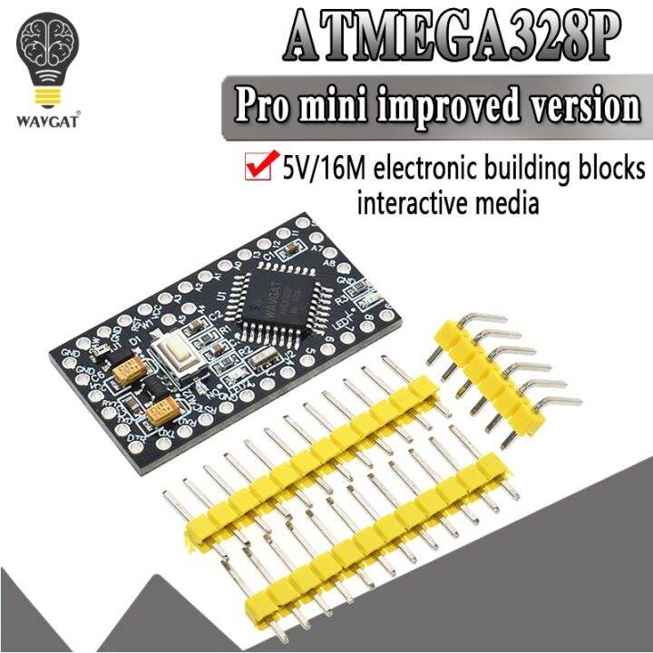 Wavgat Pro Mini Atmega328p 328 Mini Atmega328 5v 16mhz For Arduino Nano Microcontrol Micro ...