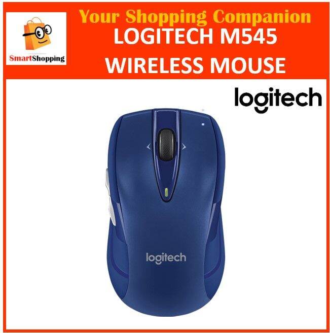 Logitech Wireless Mouse M545 (Blue) | Lazada Singapore