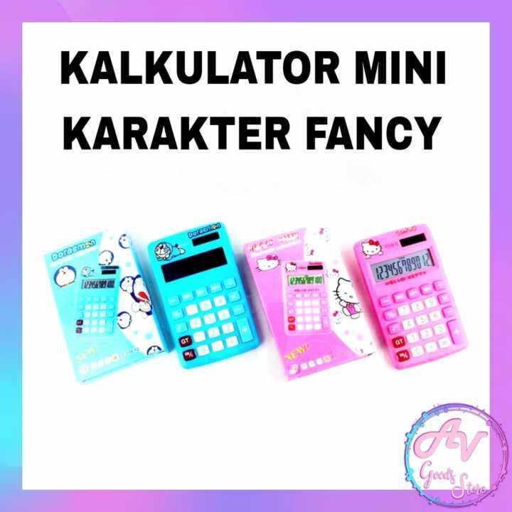 Kalkulator Mini Karakter 12 digit 518-12 / Kalkulator 12 angka Fancy ...