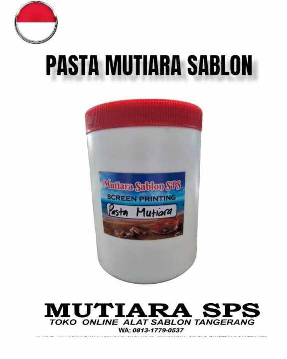 Pasta Mutiara Untuk Kilap Seperti Mutiara Sablon Kain/Baju 1Kg | Lazada ...