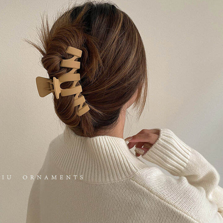 Zig Zag Korean Hair Claw 10CM / Jepit Jepitan Rambut Korea Besar ...