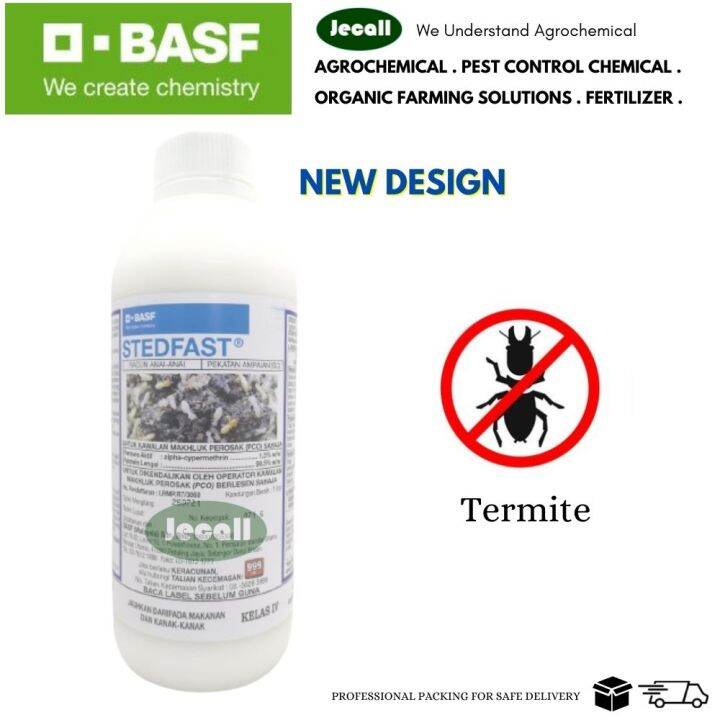 BASF Stedfast® 1 Liter / Alpha-Cypermethrin 1.5% / Odourless Termite ...
