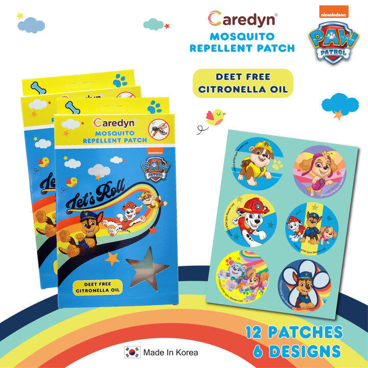 [Bundle of 2] Paw Patrol Mosquito Repellent Patch 12s | Lazada Singapore