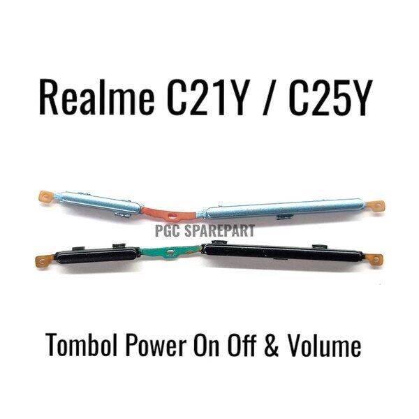 Tombol 1 set Power On Off Volume Realme C21Y/ RMX3261 / RMX3263 ...
