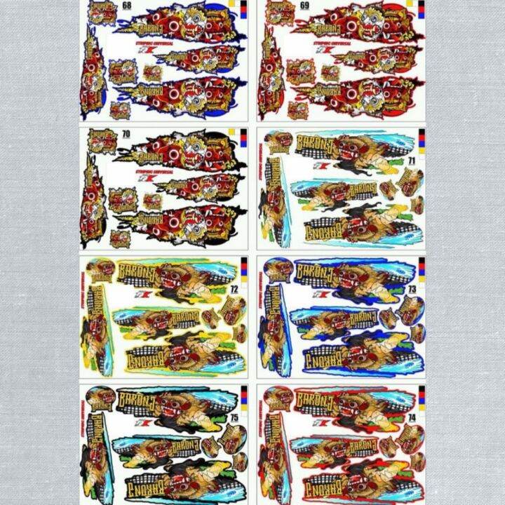 Sticker Striping Variasi Animasi Yamaha RX Spesial / RX-S 115 / RX-K ...