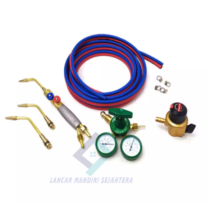 Paket Blender Las Selang Double Panjang 5 Meter Regulator LPG Oxigen ...