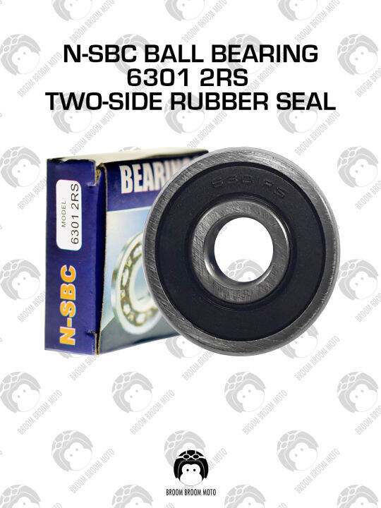N-SBC Ball Bearing 6301 2RS Two-Side Seal | Lazada PH