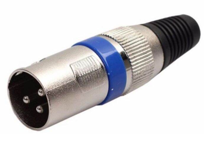 XLR 3 Pin MIC Jack Plug Audio Microphone Cable Connector Male & Female ...