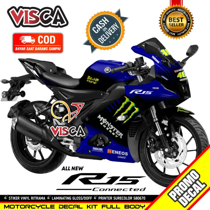 Decal R15 V4 Full Body Stiker R15 V4 Full Body Dekal R15 V4 Monster | Lazada Indonesia