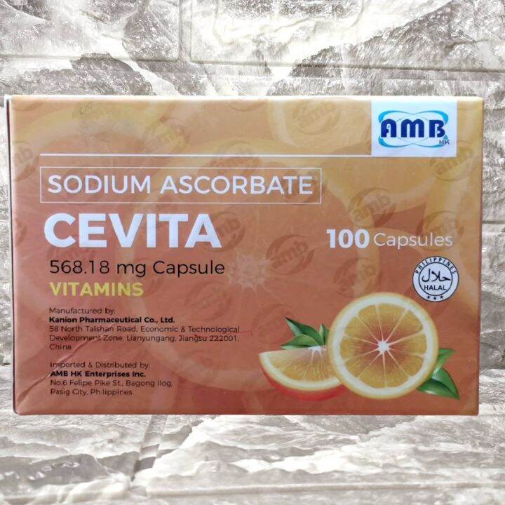 CEVITA (Sodium Ascorbate) Vitamin C 100 Capsules | Lazada PH