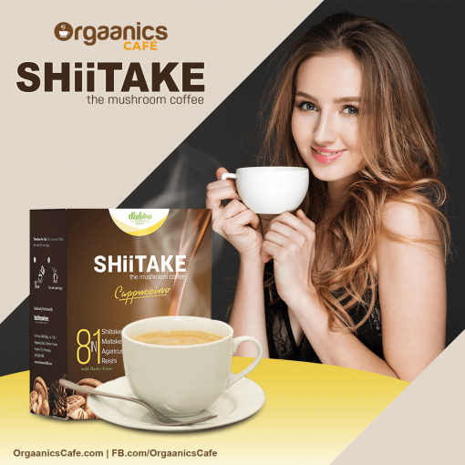 Shiitake 8-in-1 Healthy Mushroom Coffee (10 Sachets) | Lazada PH