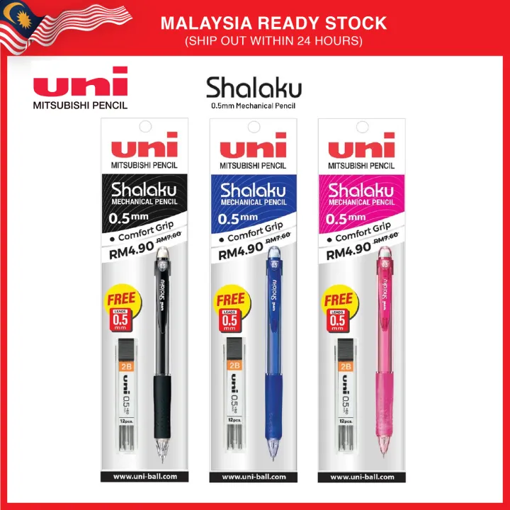 Uni Shalaku Mechanical Pencil With Pencil Lead 0.5mm M5 100 | Lazada