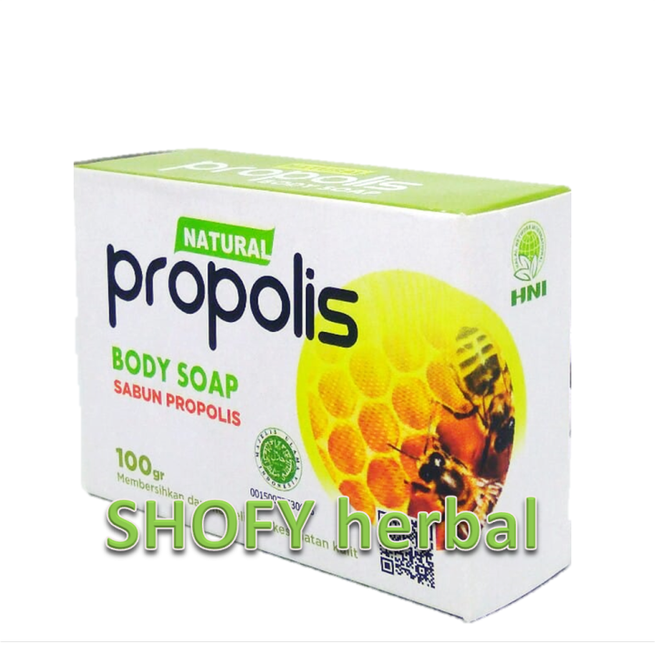 Natural Pro-polis Body Soap HNI HPAI / Sabun Pro-polis Transparan HNI ...