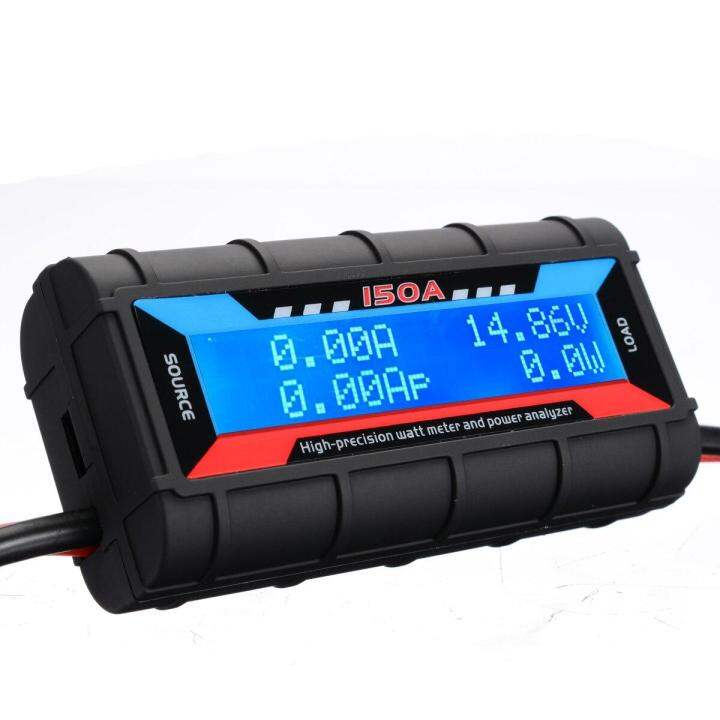LCD Solar Wind Power Analyzer 150AMP Watt Meter High Precision Watt ...