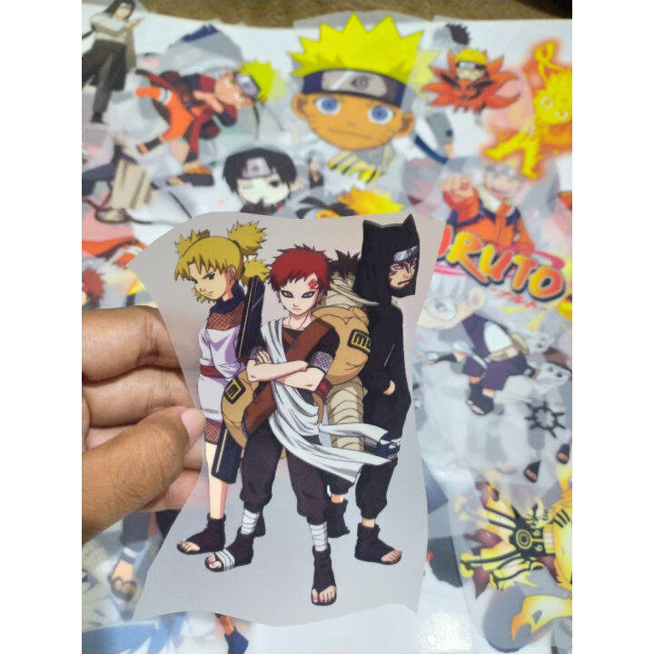 STICKER SABLON SETRIKA DTF NARUTO UZUMAKI UNTUK KAOS TOTEBAG TOPI ...