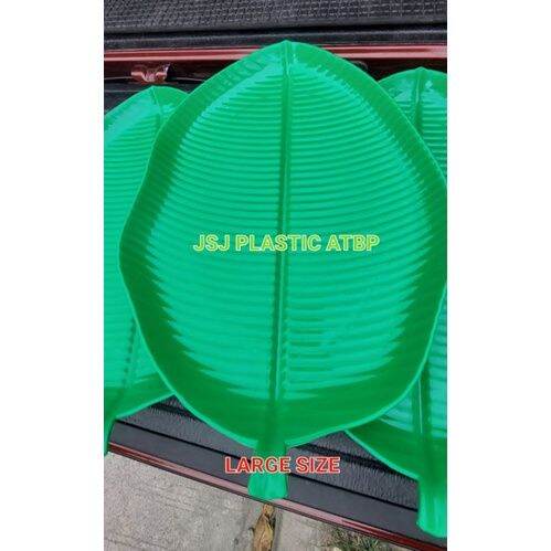 Banana leaf / Dahon ng Saging plate BUNDLE OF 3 | Lazada PH