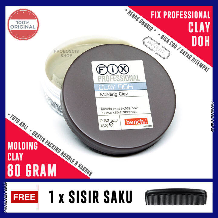 Fix Professional Clay Doh Molding Clay By Bench - 80gram | Lazada Indonesia