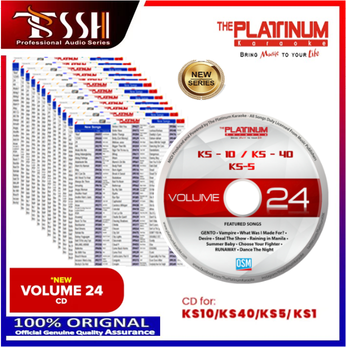 Platinum KS-5 Junior Lite CD: Volume 24 Updated 2023 | Lazada PH
