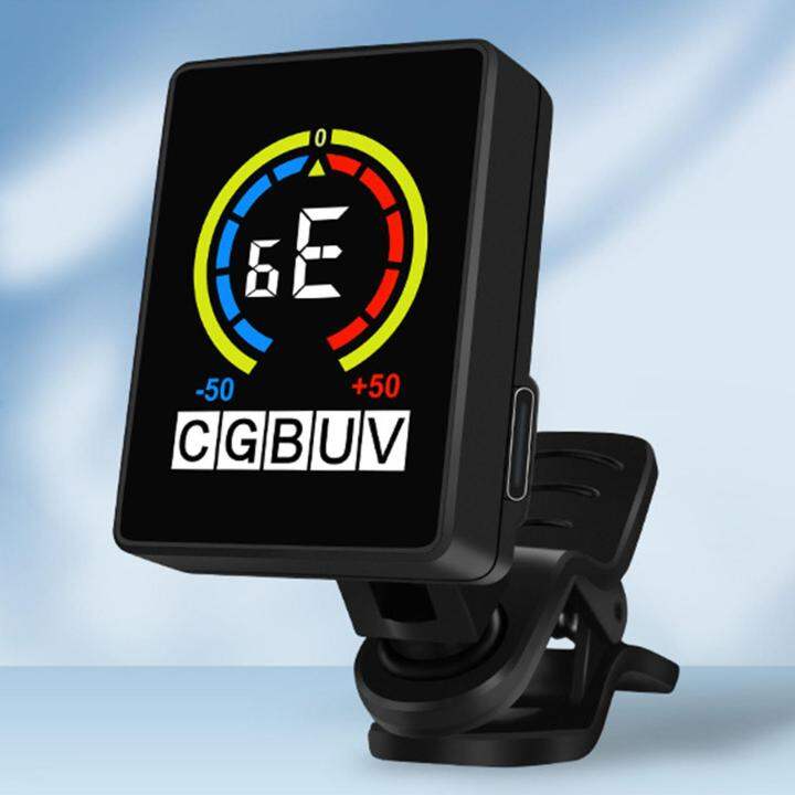WDGREAT Guitar Tuner clip with color Display Tuner Professional for ...