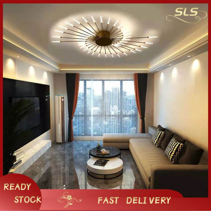 【STAR】Modern Minimalist Chandler for Living Room Bed Rooms LED Ceiling ...