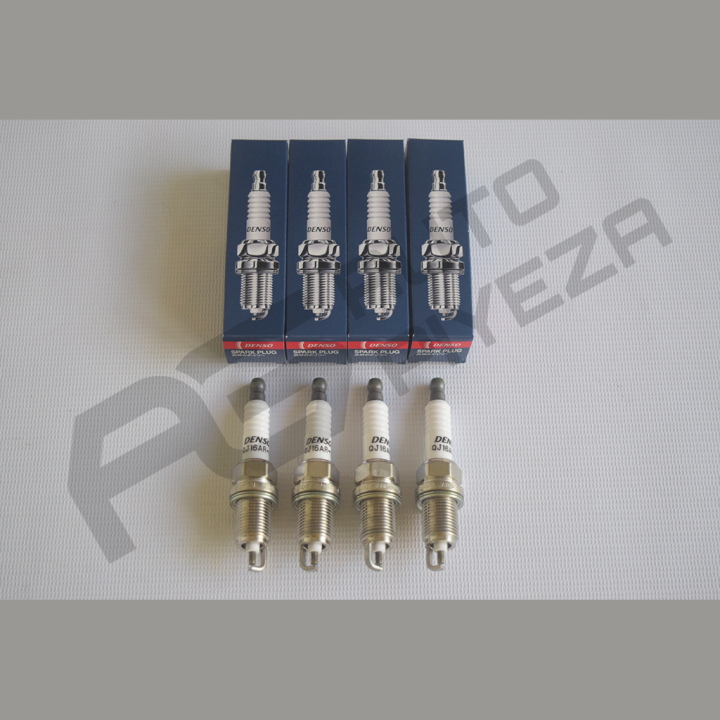Denso Spark Plug QJ16AR-U (set of 4 pcs) for Toyota Corolla 1989-1992 ...