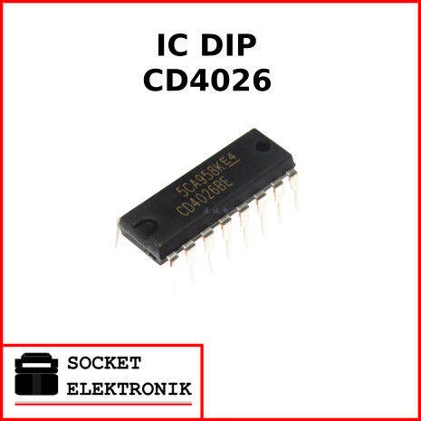 IC CD4026 CD 4026 BCD Counter 7 Segment Cathode | Lazada Indonesia