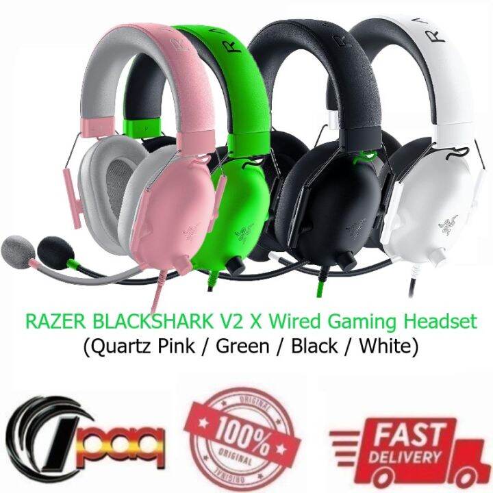 Razer BlackShark V2 X Multi-Platform Wired E-Sports Gaming Headset with ...