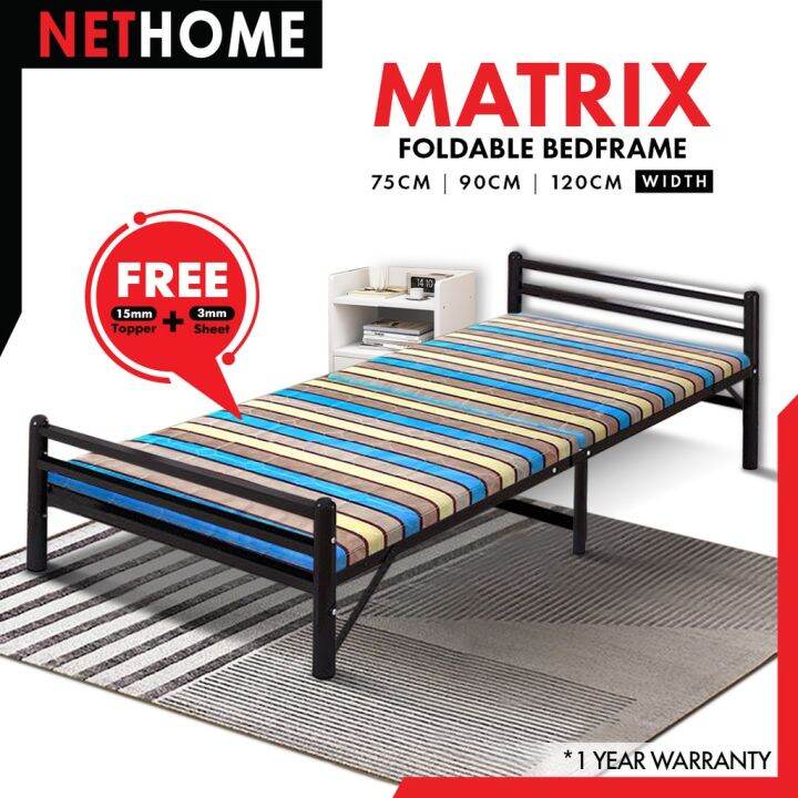 🌙 Sweet Dreams Start Here! NETHOME : MATRIX BEDFRAME WITH FREE TOPPER ...