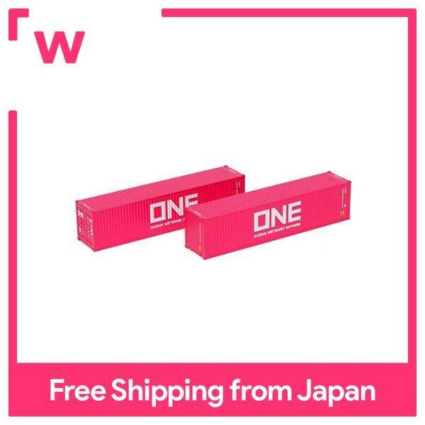 KATO N Gauge 40 Feet High Cube Container ONE Magenta 2 Pieces 23-580A ...