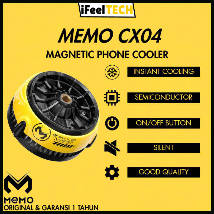 iFeelTech - MEMO CX04 MAGNETIC PHONE COOLER LIVESTREAMING / Fan Cooler HP Terbaru 2023 / Fun ...