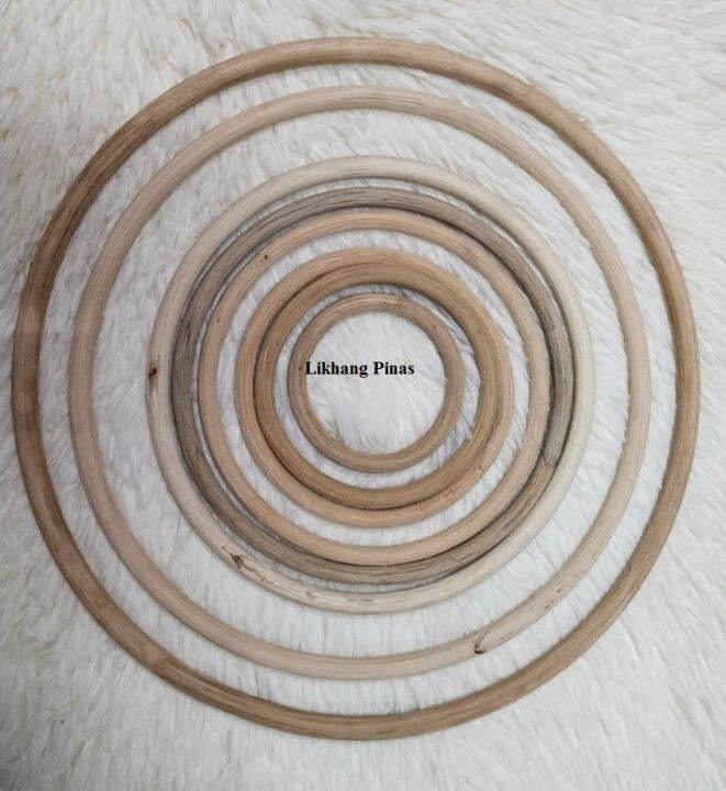 Rattan Rings 1 inch -12 inches for Macrame Plant Hanger, Dream catcher ...