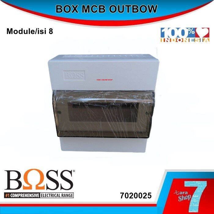 BOSS BMES8TRBK OUTBOW MCB BOX TRANSP ISI 8 | Lazada Indonesia