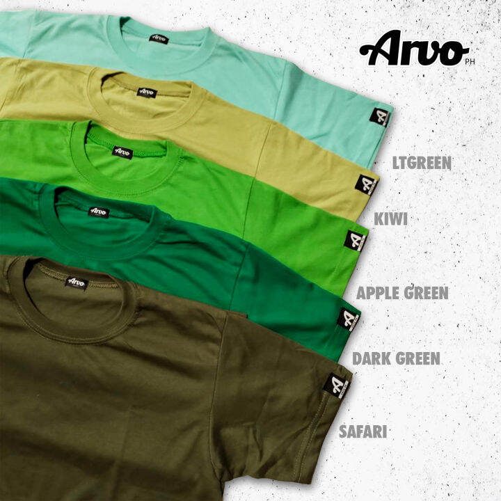 ARVO PH - Green Series Plain Tee Shirts | Lazada PH