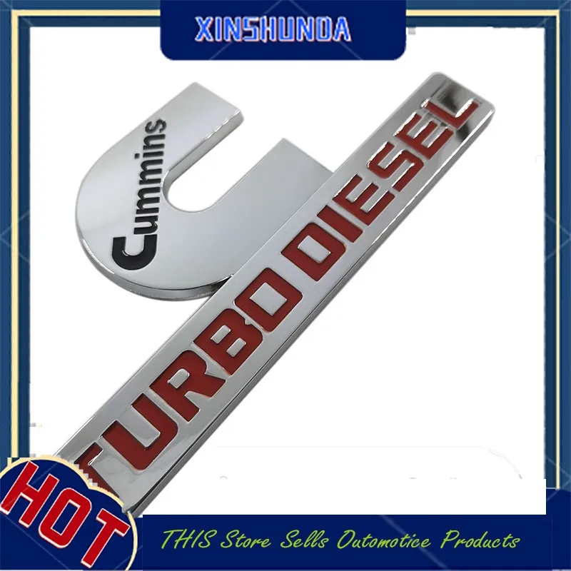 Chrome Cummins Stickers